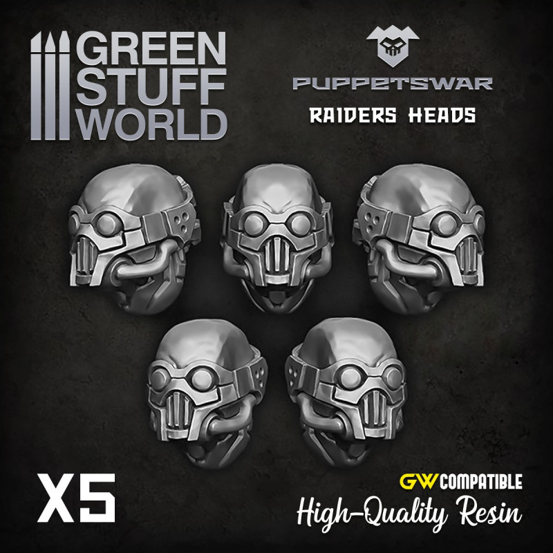 Raiders heads - HammerTime Cafe Webshop