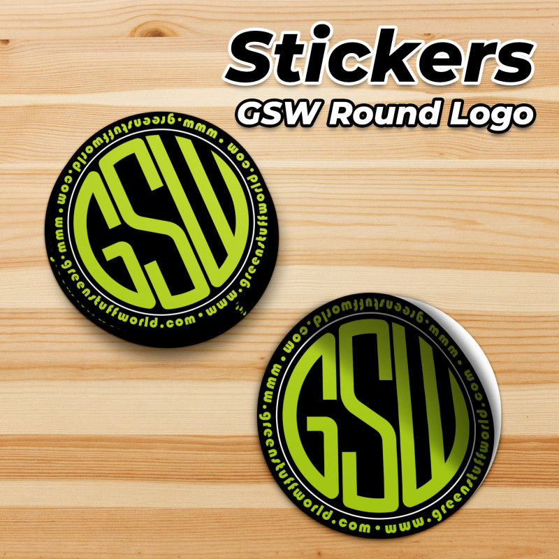 Round GSW Logo Sticker - HammerTime Cafe