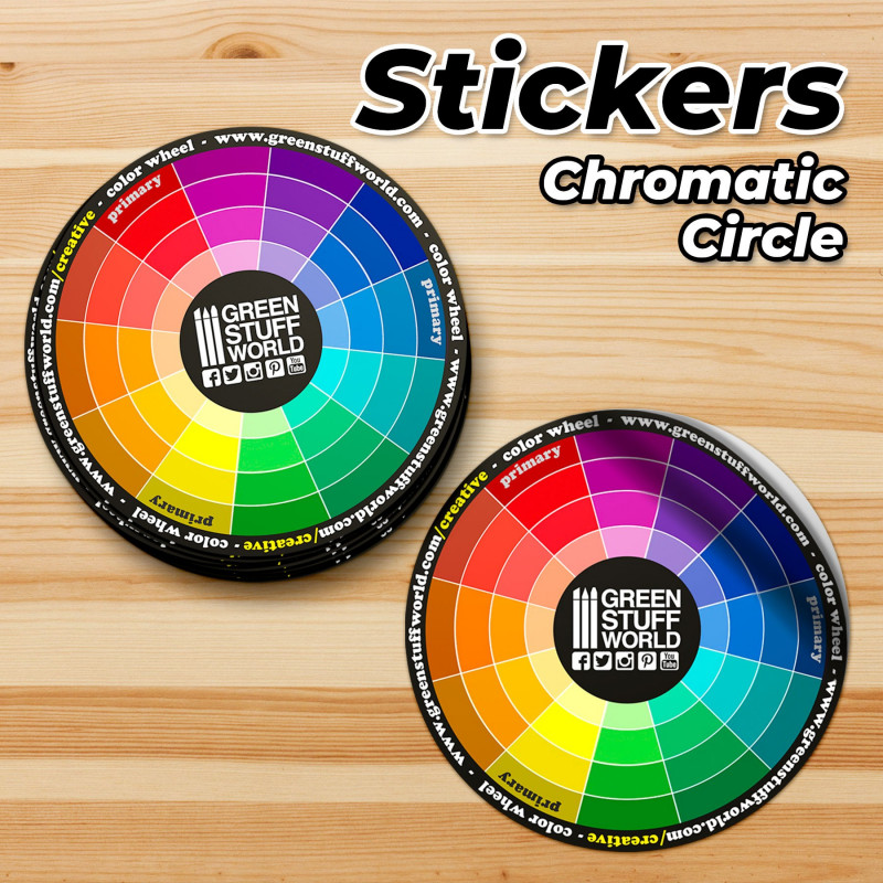 Color Wheel Sticker - HammerTime Cafe